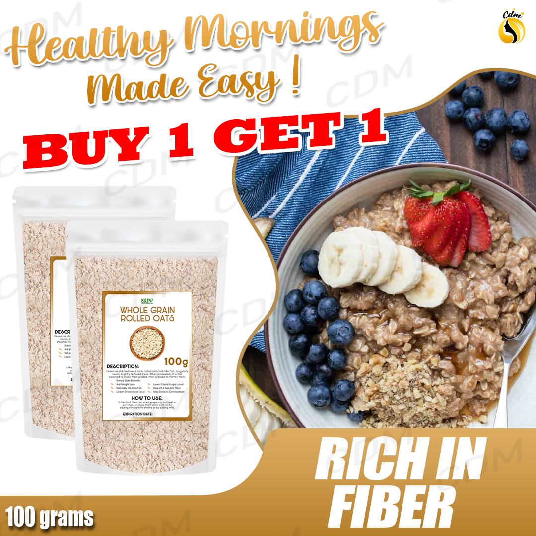 BUY 1 TAKE 1 Whole Grain Rolled Oats 100g | Lazada PH
