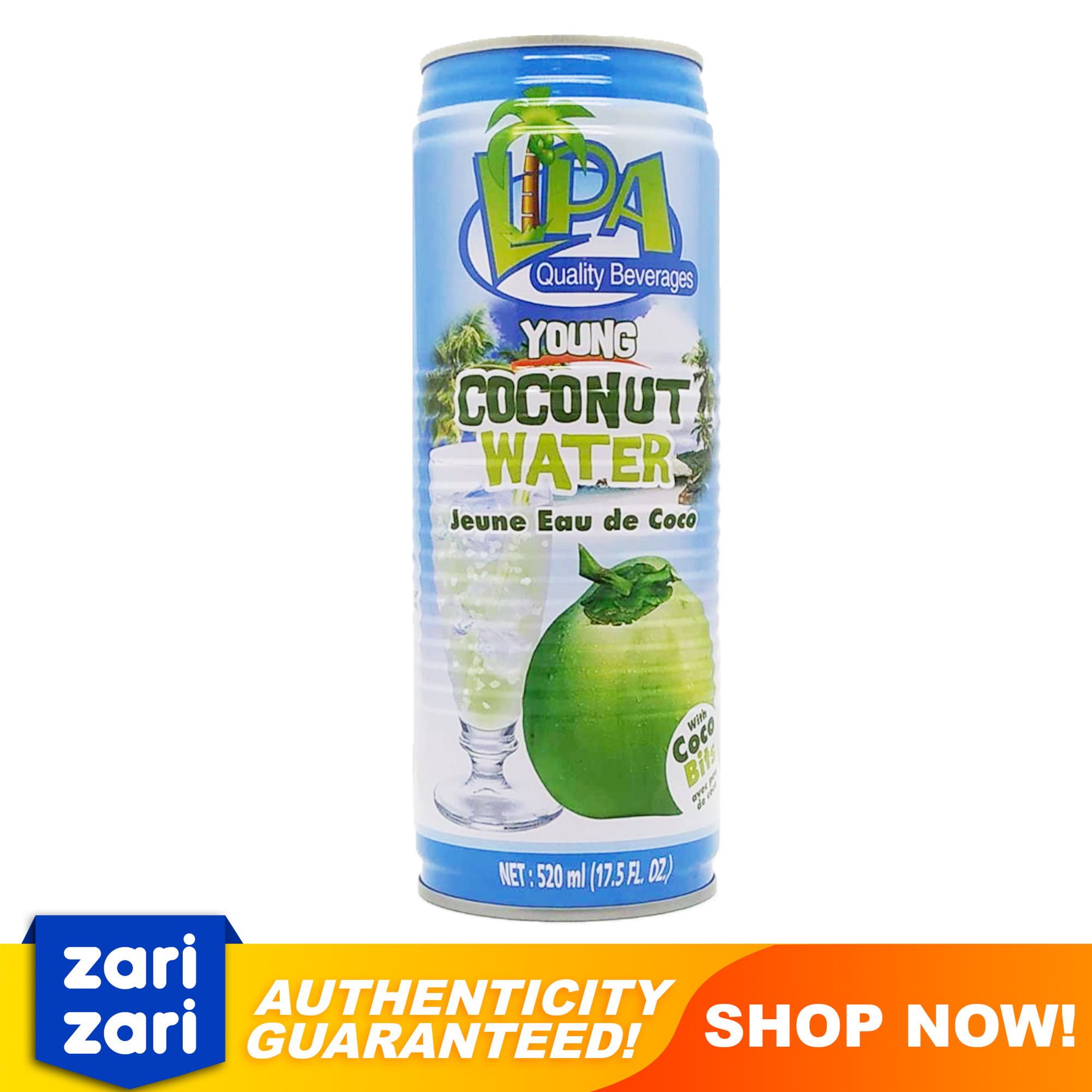 Lipa Young Coconut Water with Coco Bits Buko Juice 520ml | Lazada PH