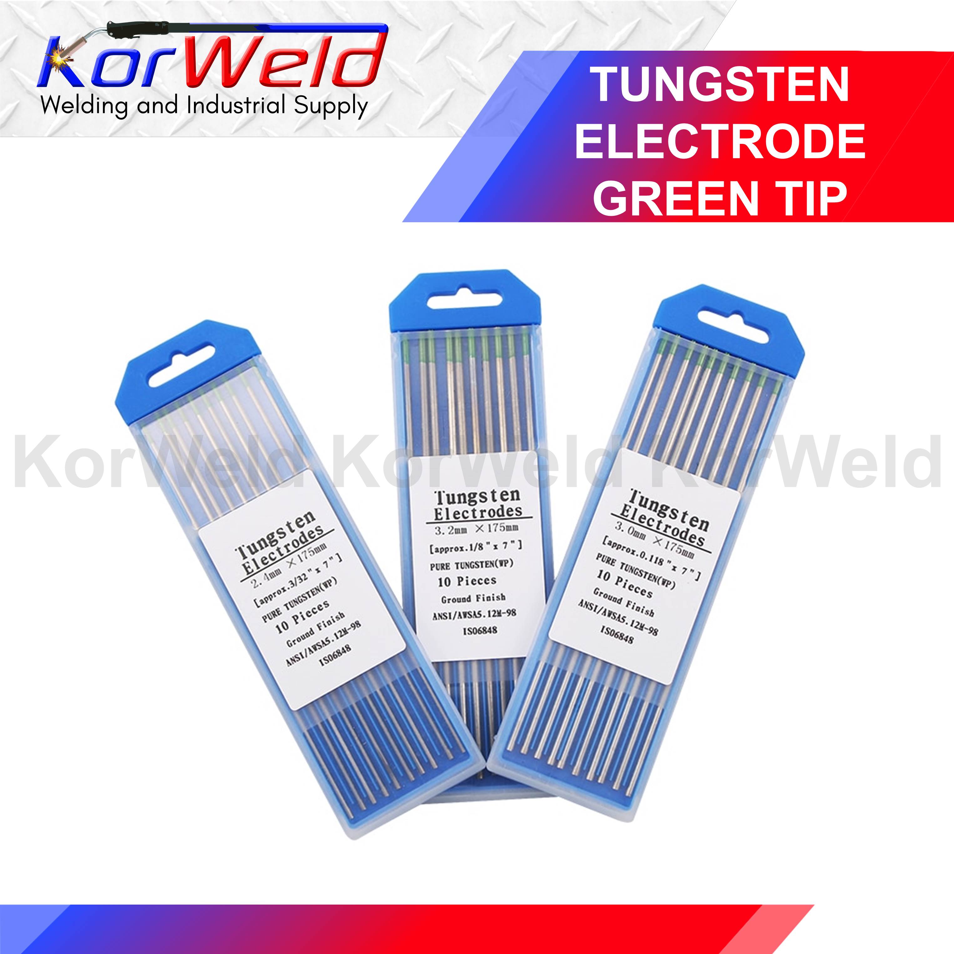 Tungsten Electrode Green Tip - 10pcs/pack | Lazada PH