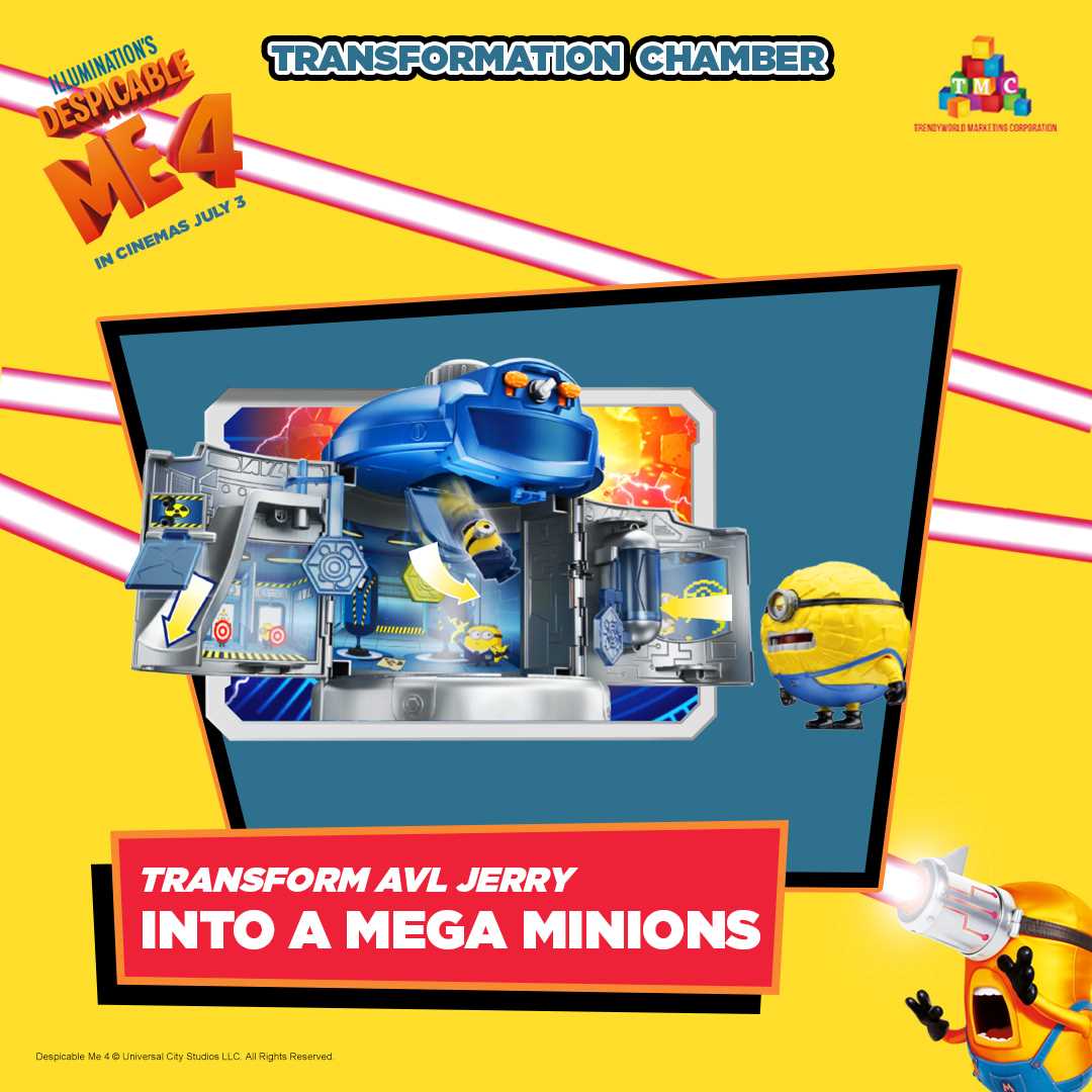 Despicable Me 4 Mega Minions Transformation Chamber | Lazada PH