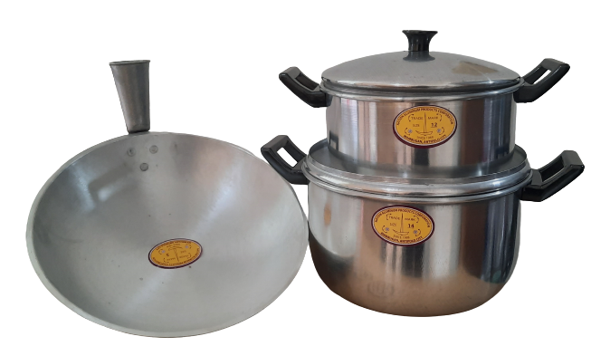 CASSEROLE & FRYING PAN SET ALUMINUM HEAVY DUTY MAKAPAL | Lazada PH