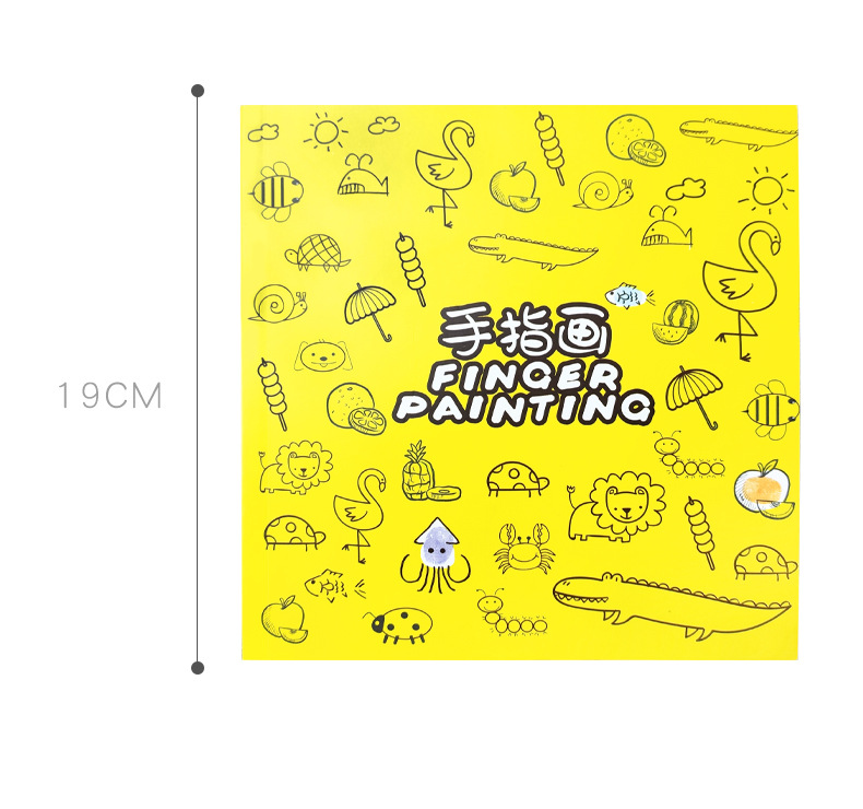 Radius K Children's Palm Finger Print Drawing Book Tutorial Book ...