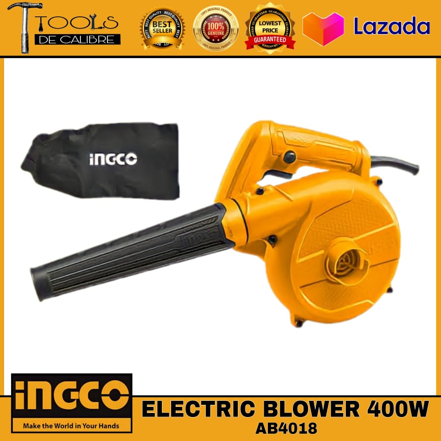 INGCO Electric Air Blower and Vacuum 400W (AB4018) | Lazada PH