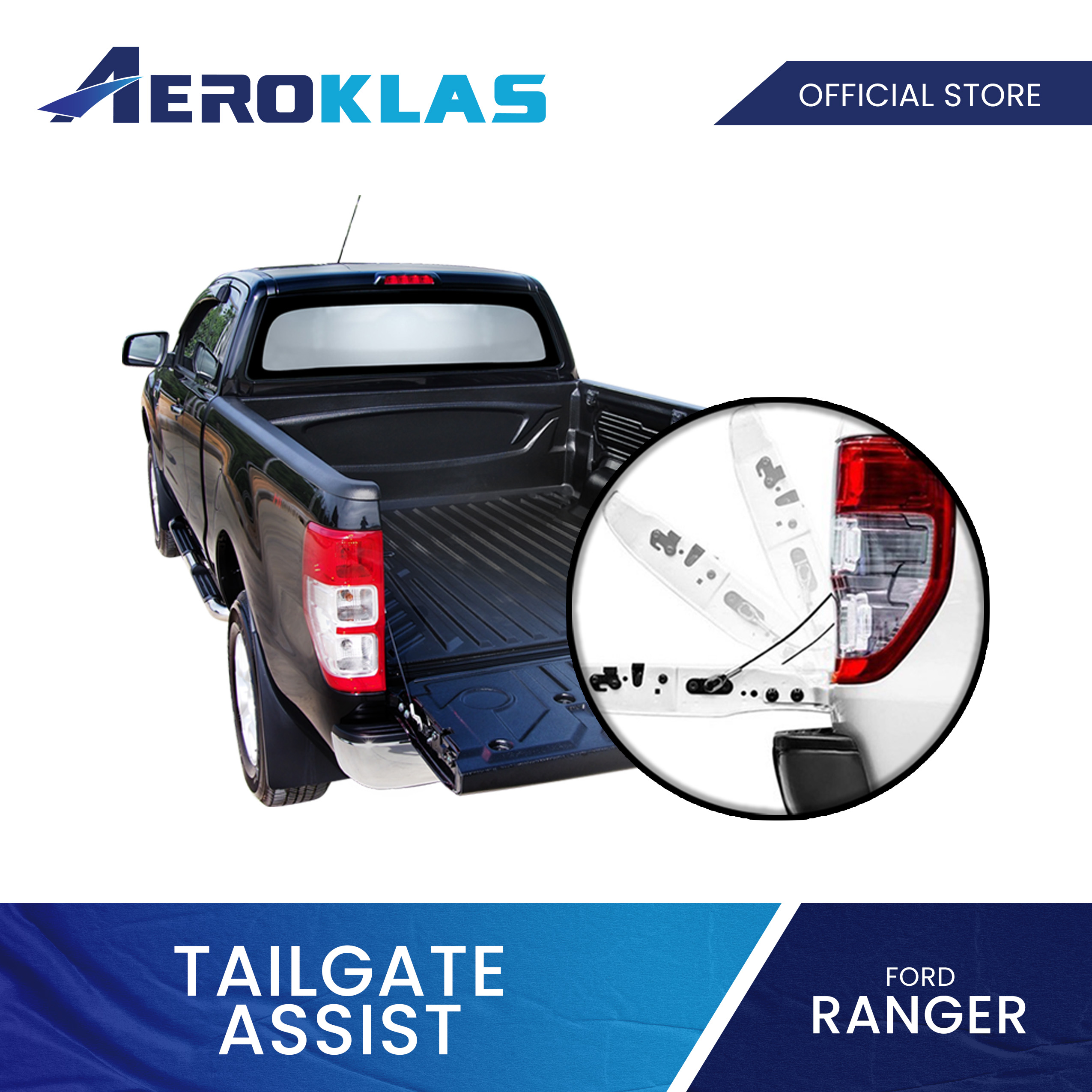 Aeroklas Tailgate Assist - Ford Ranger 2018 - 2022 (FREE INSTALLATION ...