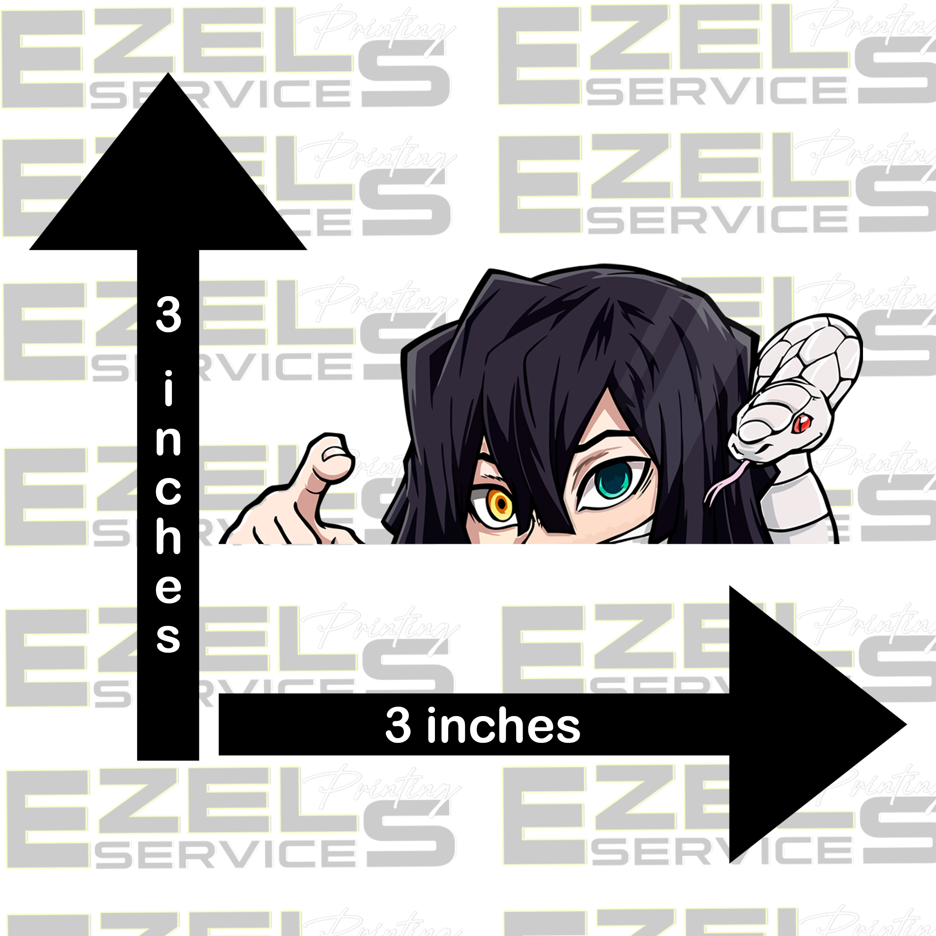 Demon Slayer Peeking Stickers | Lazada PH