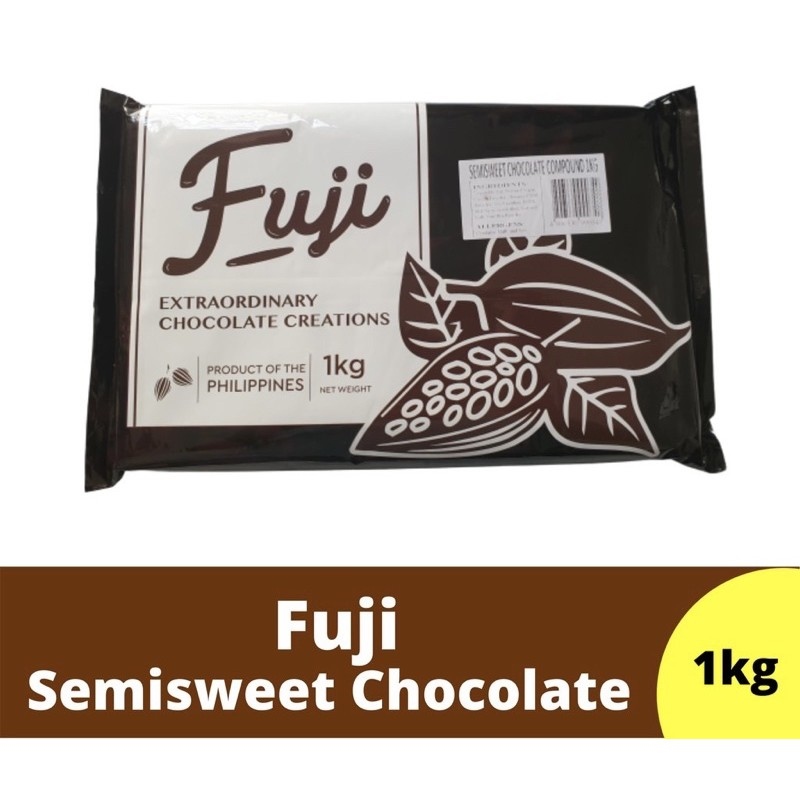 ﺴ Fuji Chocolate 1kg Dark Bittersweet Chocolate Compound | Lazada PH