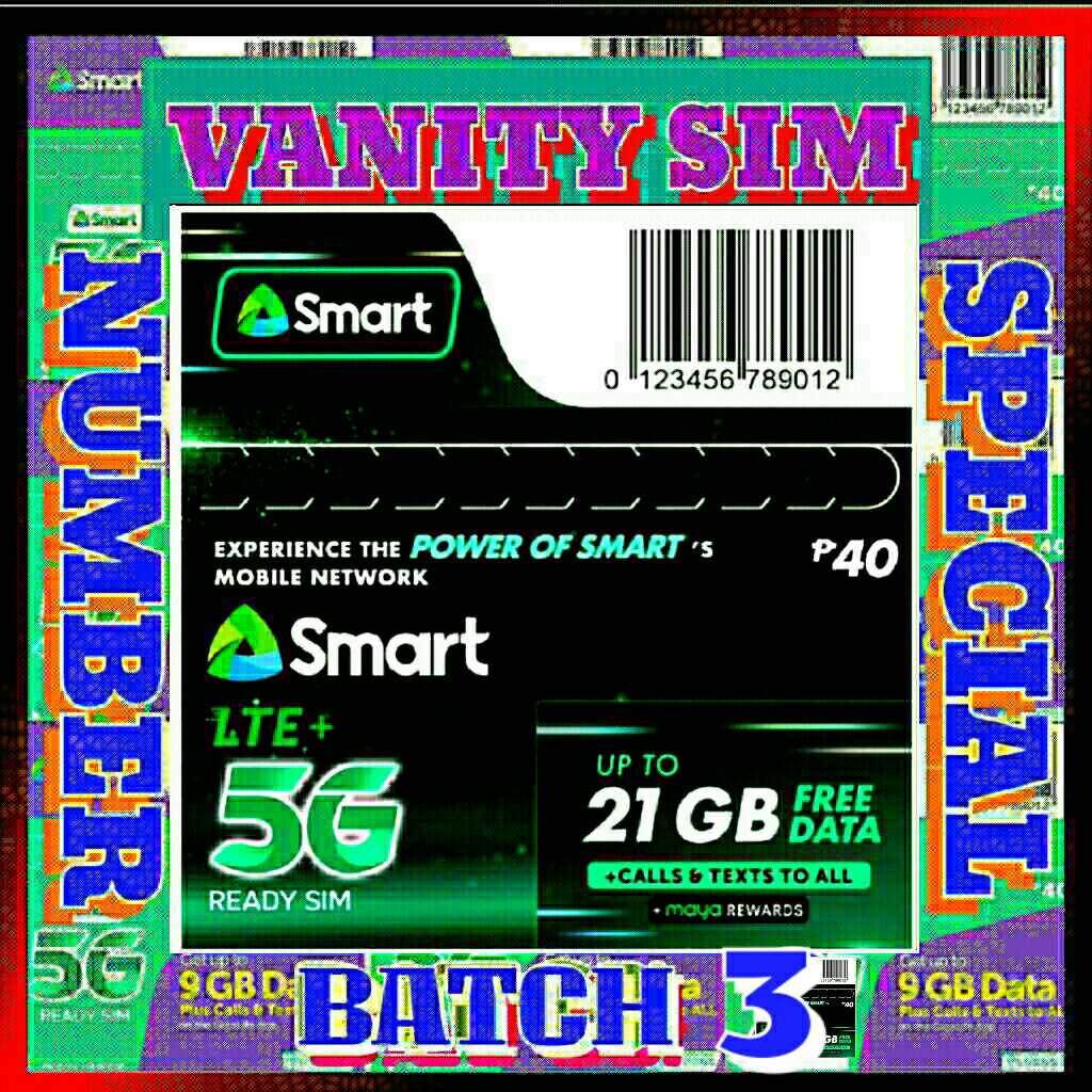 SMART SIM CARD 5G "VANITY SPECIAL NUMBER" (Batch 3) Brand new & Sealed ...