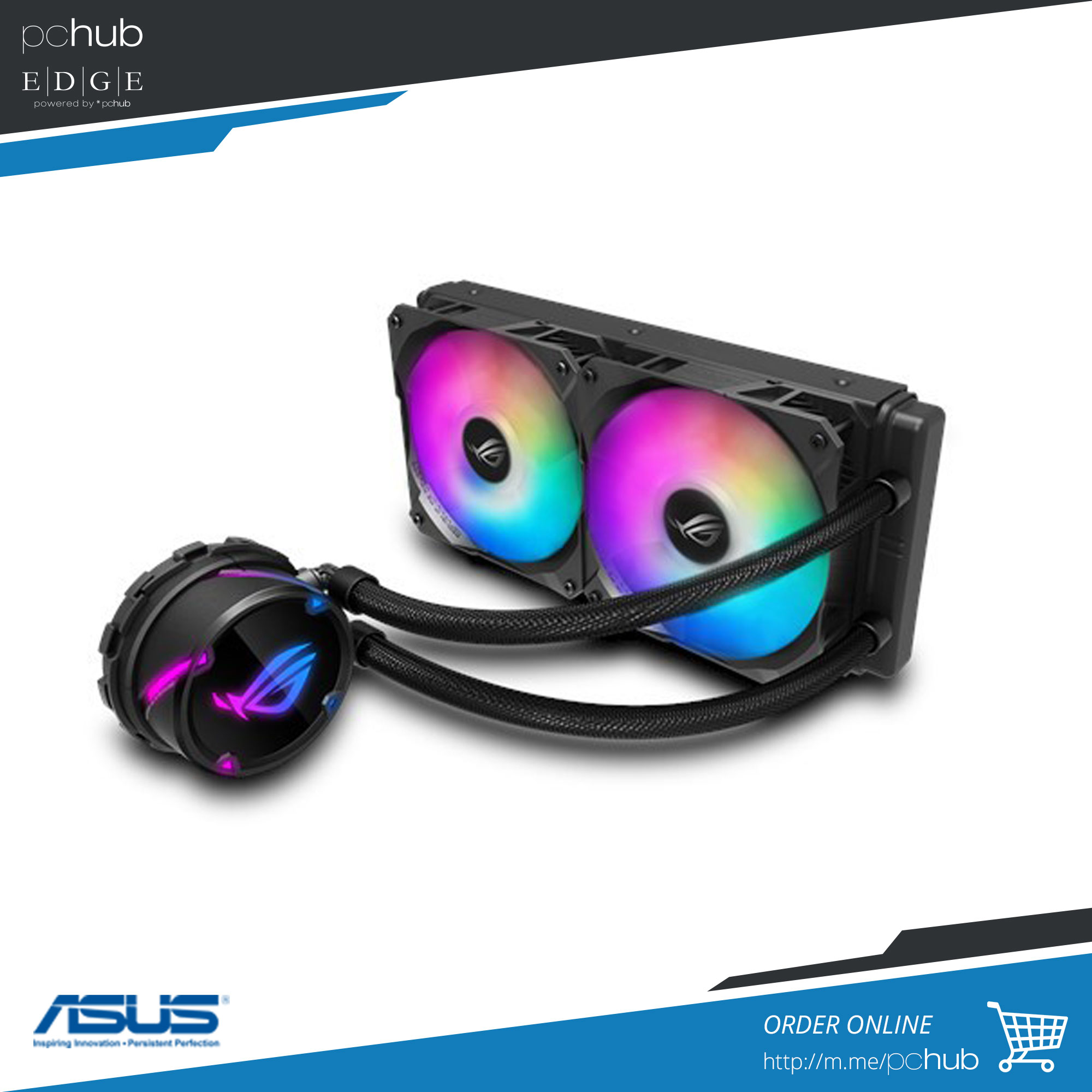 PChub | Asus ROG Strix LC240 2 aRGB, 240mm AIO CPU Cooler, pn: ROG ...