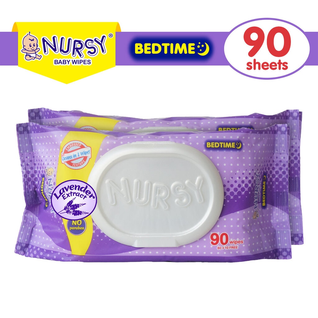 Nursy Baby Wipes Bedtime 90s x 2 | Lazada PH