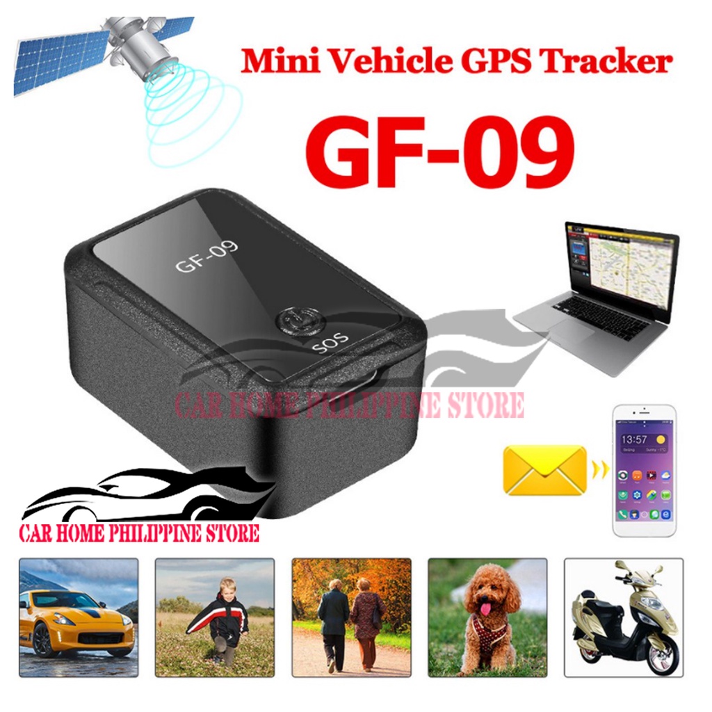 GF-09 Magnetic Mini Vehicle GPS Tracker Real Time Tracking Device ...