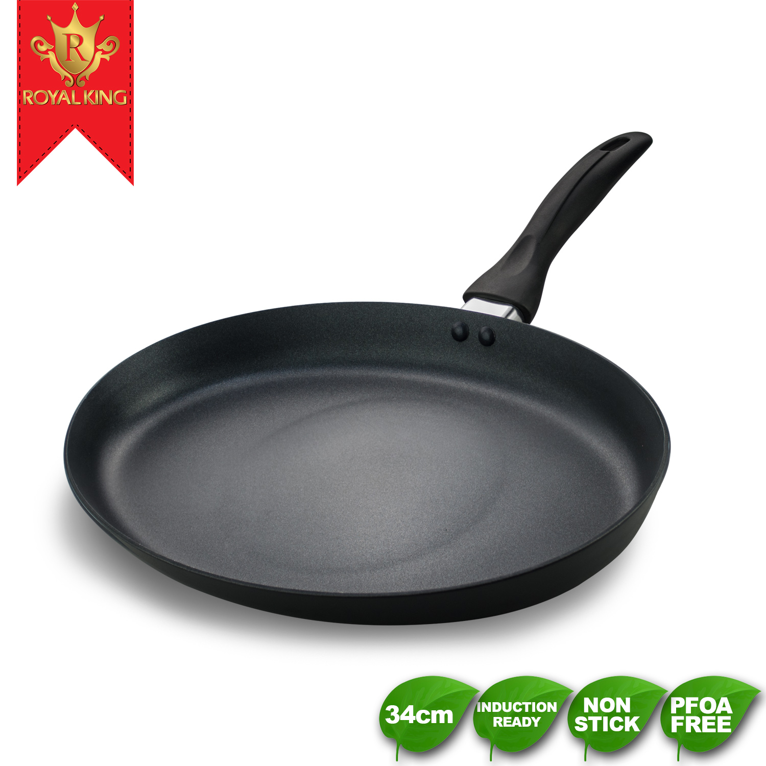 Royal King 34cm Induction Ready Non-Stick Oval Fish Fry Pan RK 094 | Lazada PH