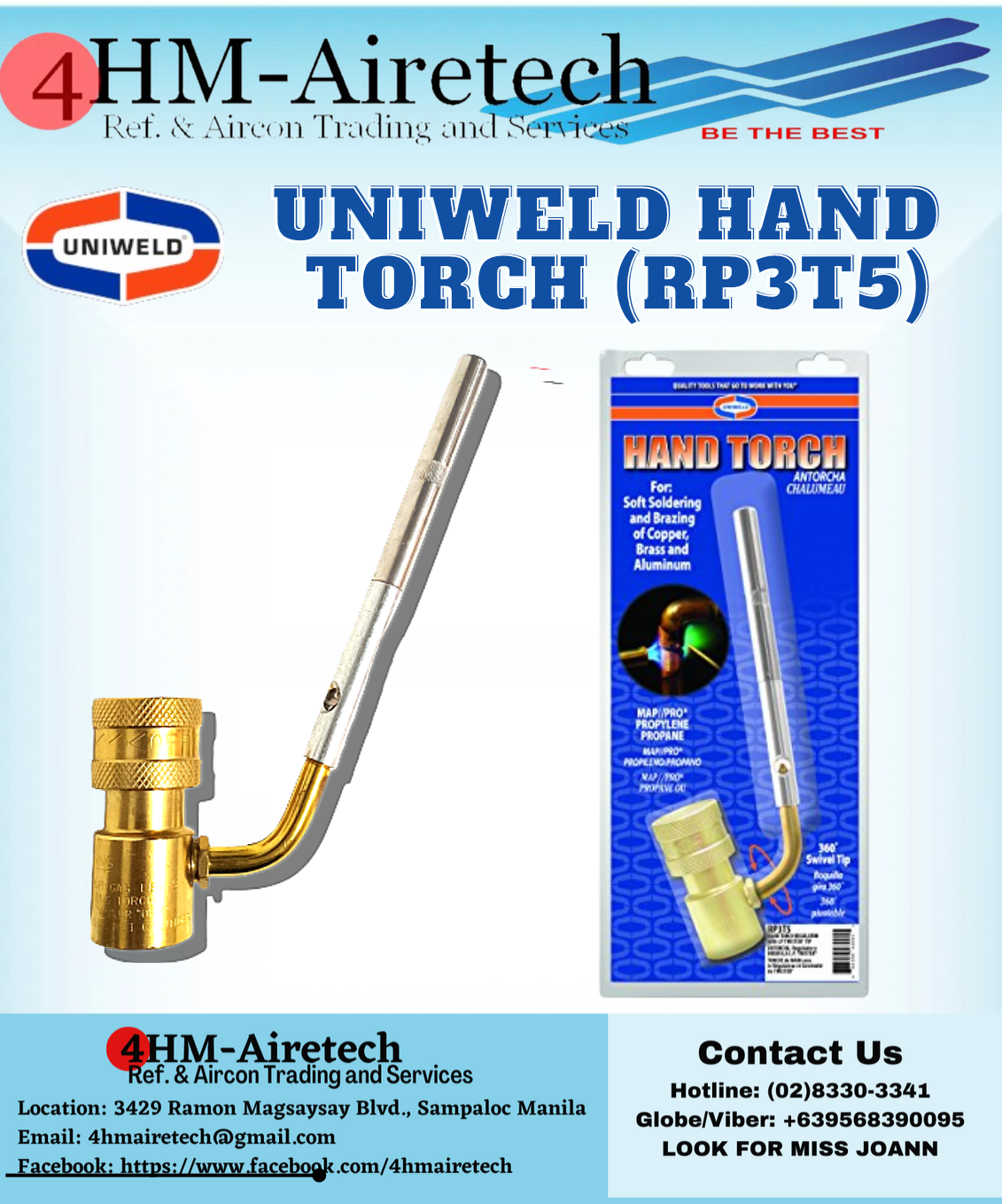 Uniweld RP3T3 Hand Torch with Triple Twister Tip並行輸入 ️店舗在庫をネットで ️ ...