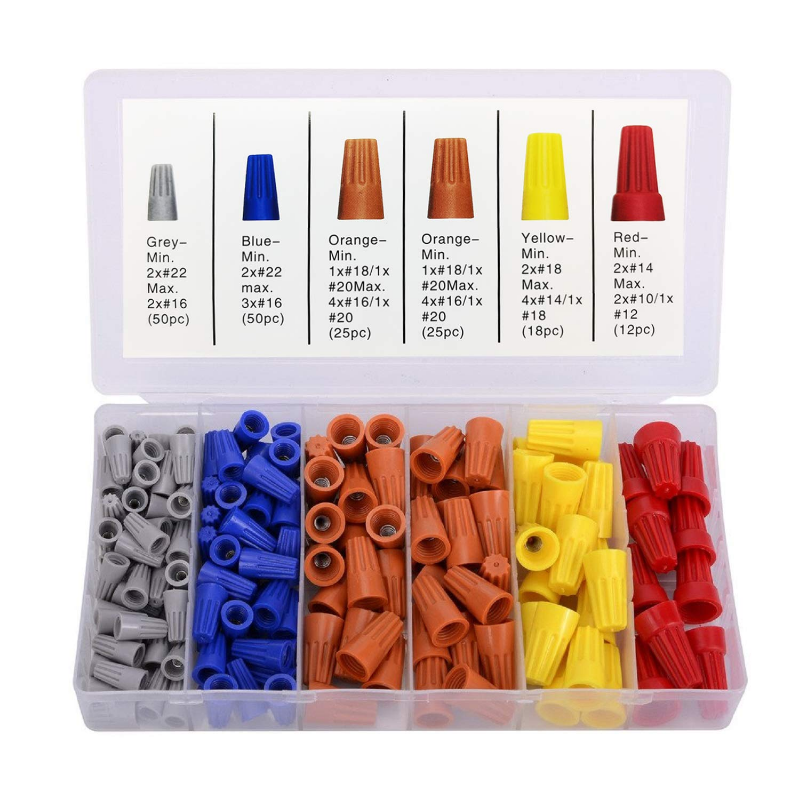 180PCS spring screw type connector rotary closed terminal quick ...