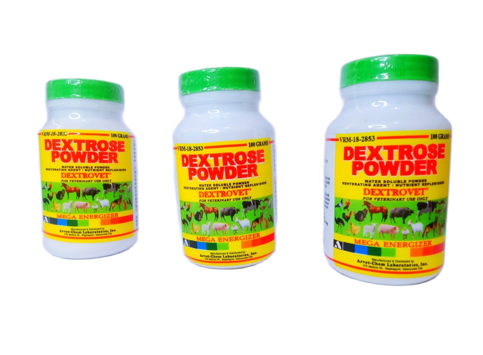 [VET SUPPORT]3pcs DEXTROSE POWDER 100g for pet/ DEXTROVET 100g ...