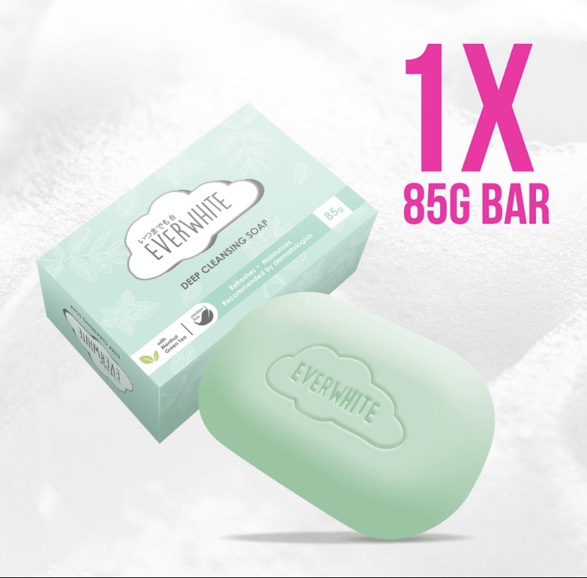 Everwhite Deep Cleansing Soap with menthol and green tea | Lazada PH