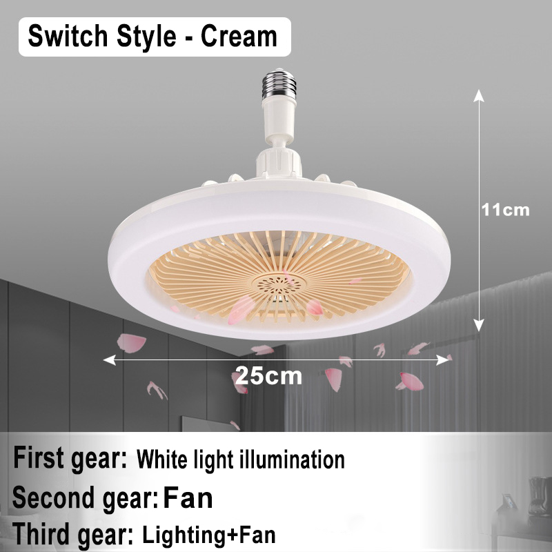Ceiling Fan with Light 72W fan light ceilings fan invisible portable ...