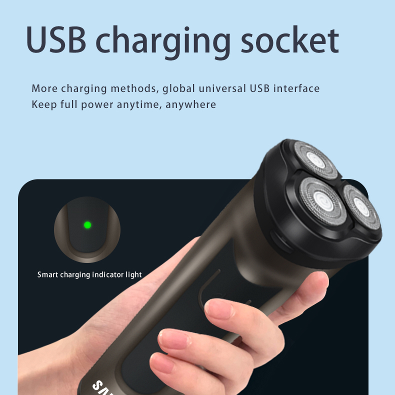 SAMSUNG Official Rechargeble Electric Shaver 2000mAh Wet&Dry Beard Hair ...