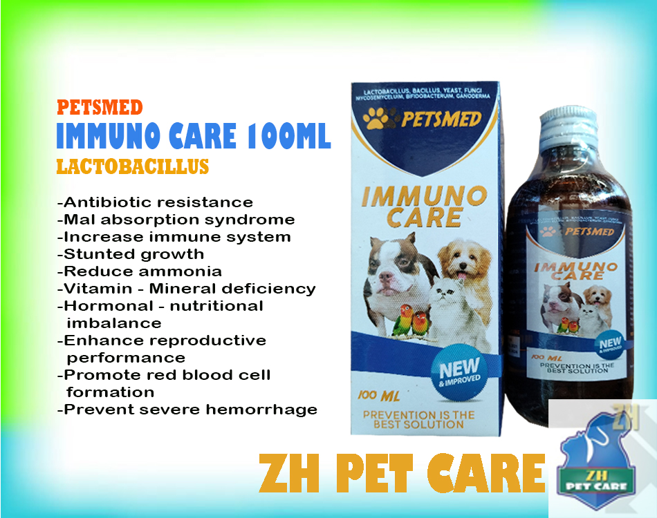 ZH. PETSMED IMMUNO CARE | 100mL | Lazada PH