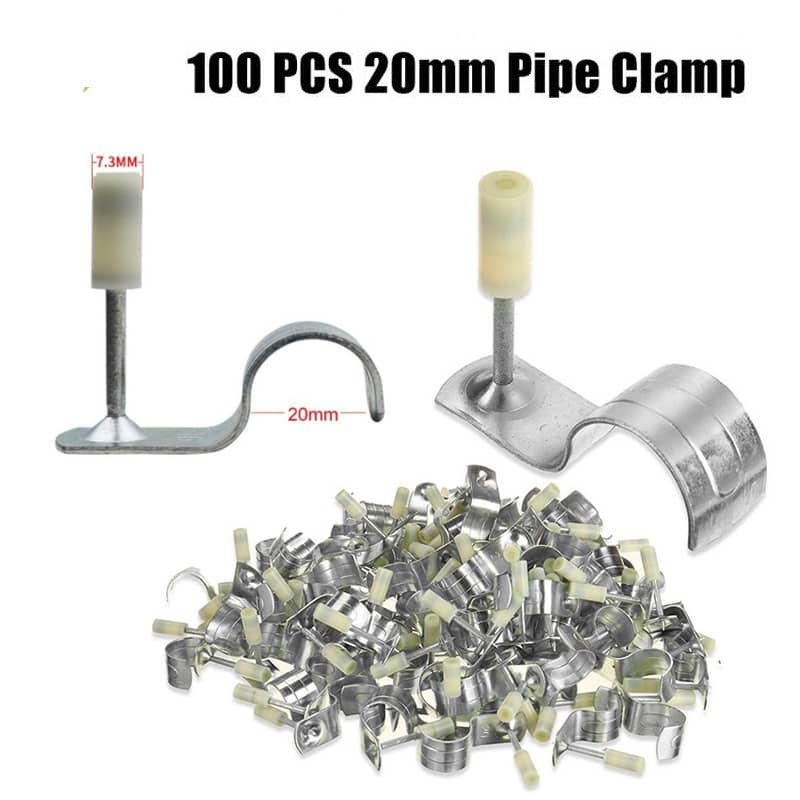 100PCS Steel Nails Gun Rivet Tool Accessories Wall Fastener Set Pipe ...