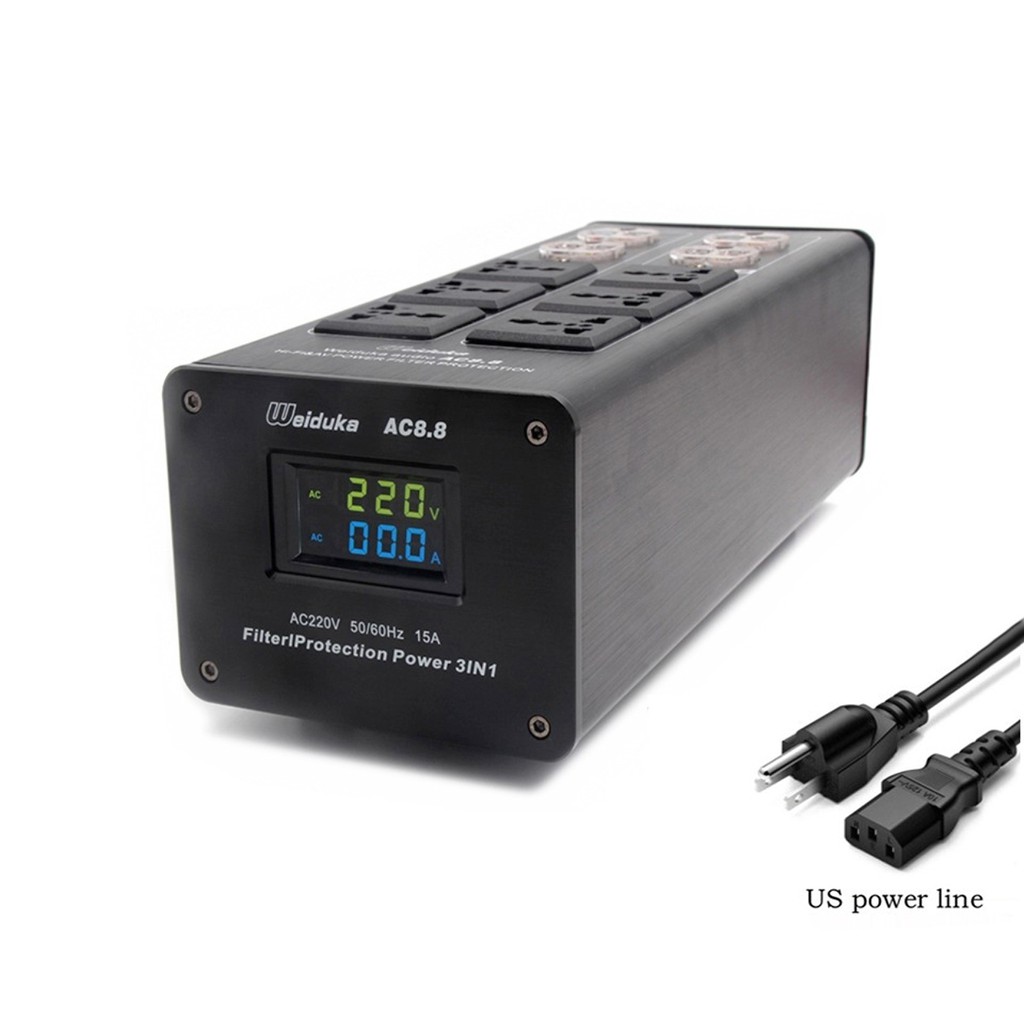 3000W AC8.8 Audio Power Filter Purifier Conditioner Lightning ...