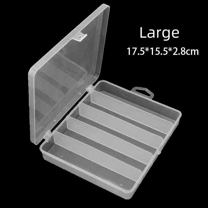 Suke 5 Grid Transparent Visible Box Plastic Fishing Lure Fishing Tackle ...