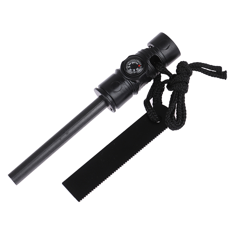 Meet 3 In 1แท่งแมกนีเซียม Multifunctional Flint Stick นกหวีดเข็มทิศหิน ...