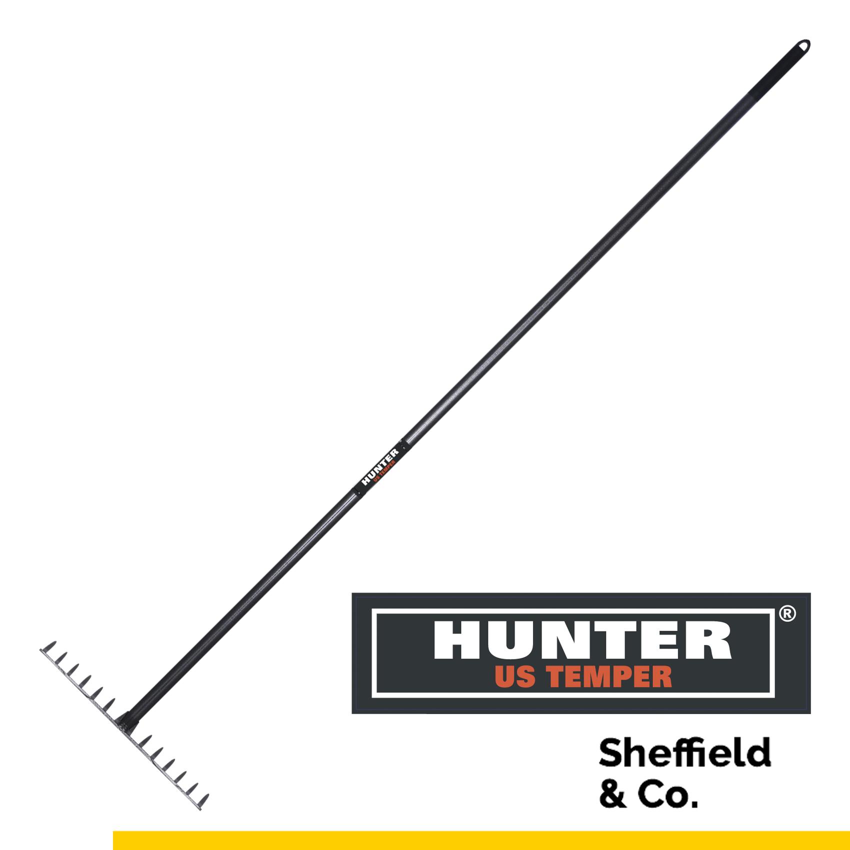 HUNTER Garden Rake (14 Teeth) with Metal Handle, No. 31727 | Lazada PH