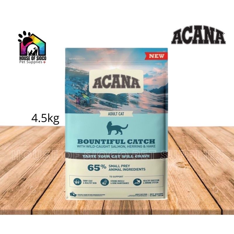 Acana Bountiful Catch Dry Adult Cat Food 4.5kg | Lazada PH