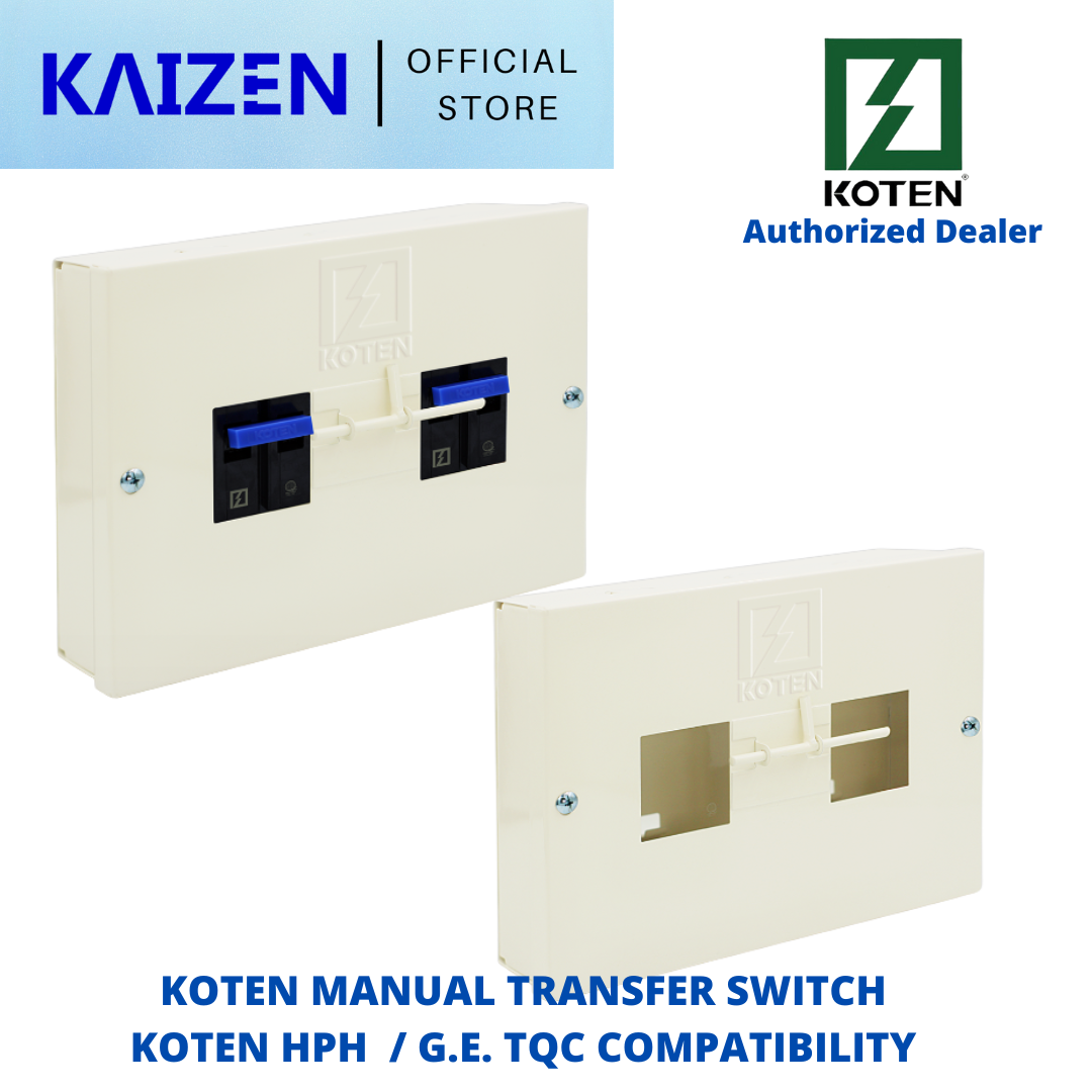 KOTEN MTS Manual Transfer Switch KOTEN Bolt On or GE TQC | Lazada PH