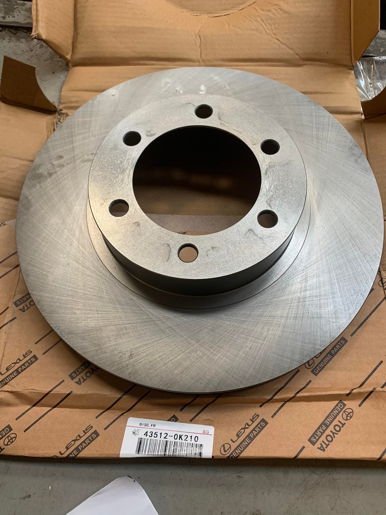 43512-0K210 ROTOR DISC TOYOTA FORTUNER 2015-PRESENT | Lazada PH