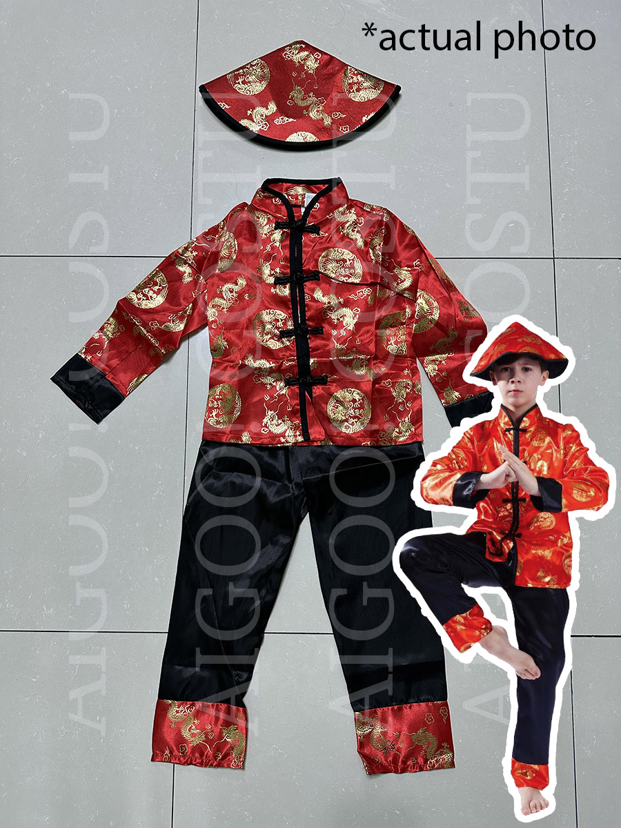 United Nations China Boy Costume for Kids UN Chinese Cosplay | Lazada PH