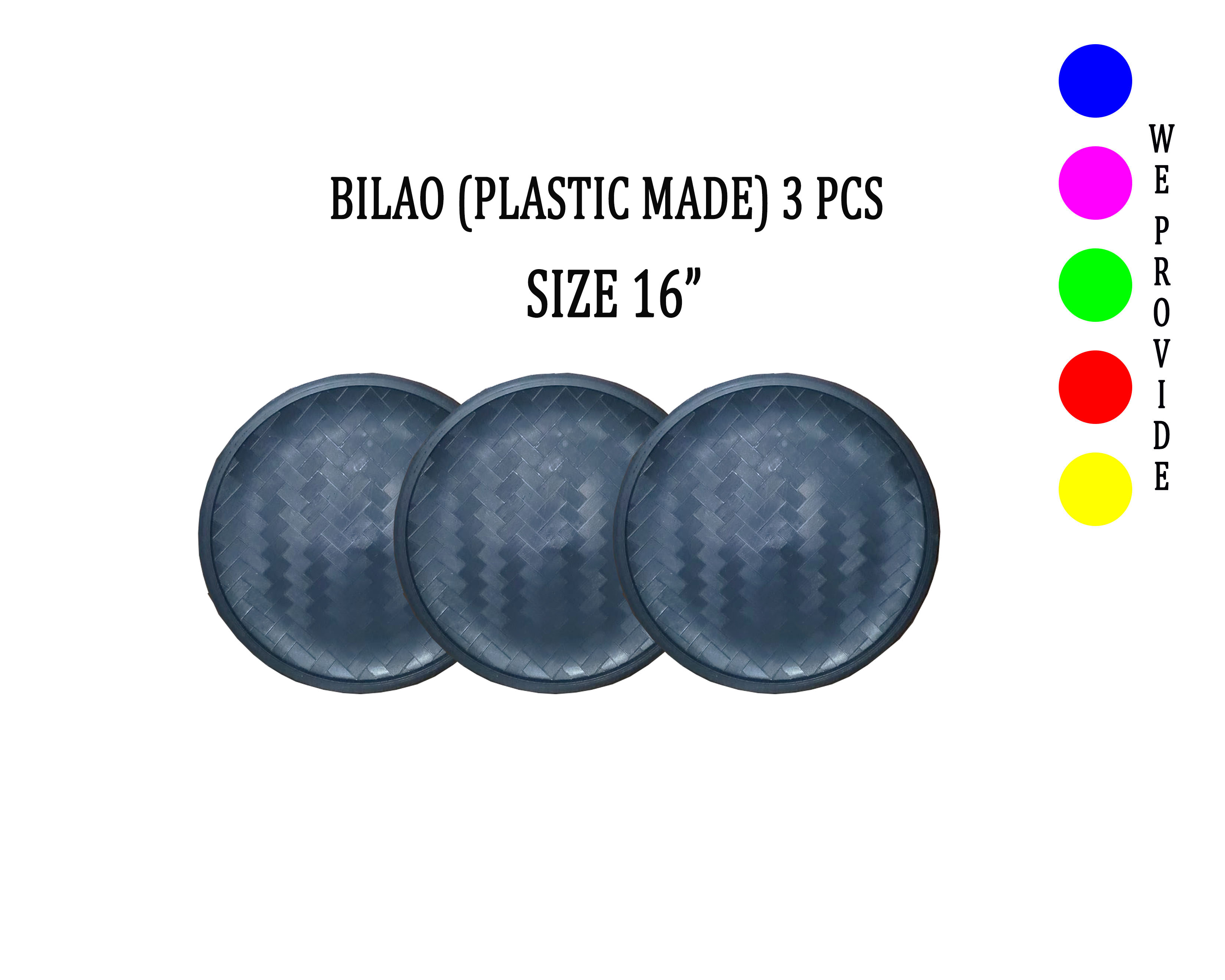 BILAO PLASTIC MADE SIZE 16" (3 PCS PER ORDER) | Lazada PH