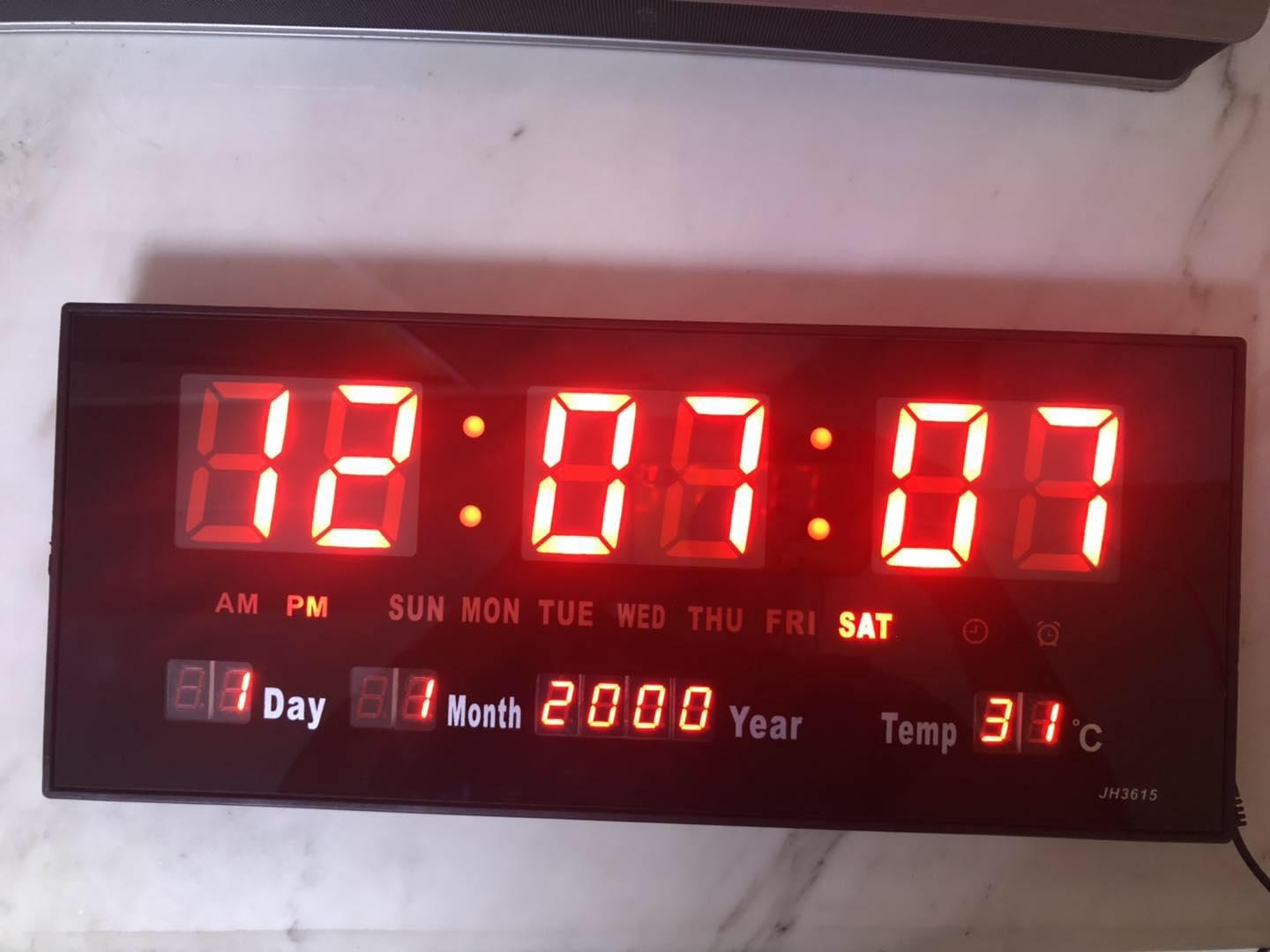 LED DIGITAL CLOCK (JH3615) | Lazada PH