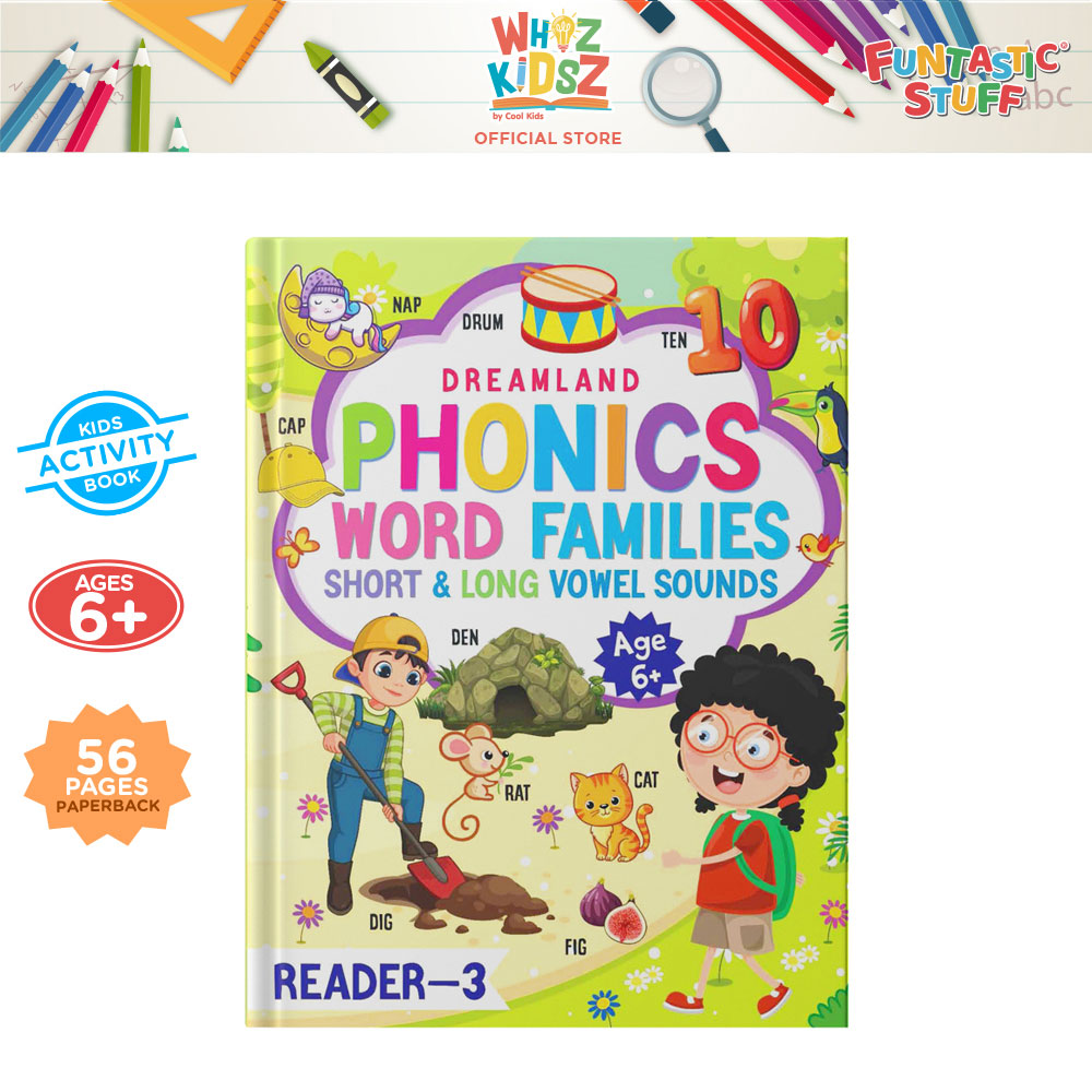 Whiz Kidsz Phonics Short and Long Vowel Sounds , Books for Kids ...