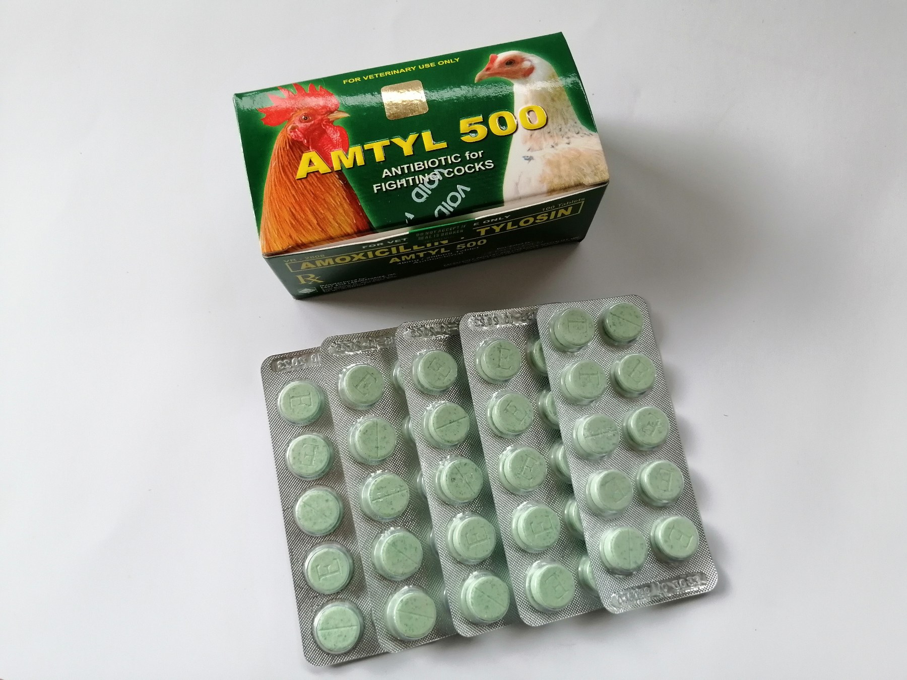 [CLR AGRIVET] 50 TABLETS AMTYL 500 GAMEFOWL SUPPLEMENT/ Poultry supply ...