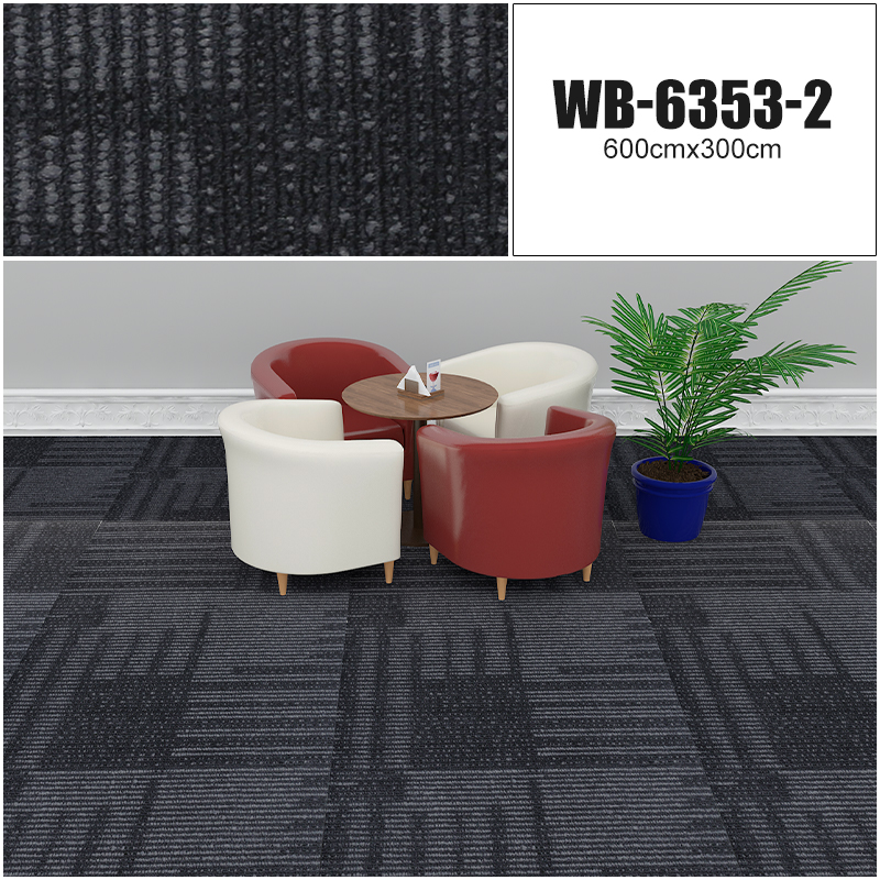 Vinyl Floor Sticker 60x30cm Imitation carpet texture floor sticker self ...