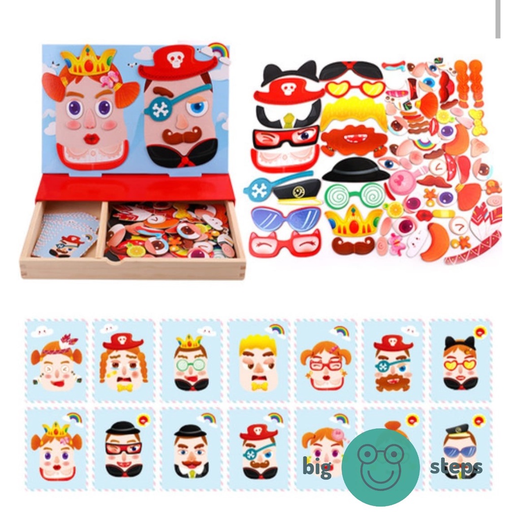 mga laruan ng bata mga laruang pang-edukasyon Laruan 2022 Fashion Laruan Wooden magnetic puzzle ...