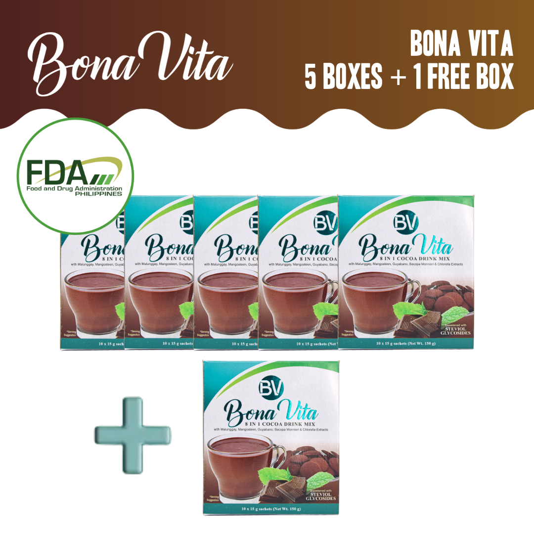 ( BUY 5 CHOCO TAKE 1 FREE BOX ) Bona Vita Choco 8-in-1 | Lazada PH