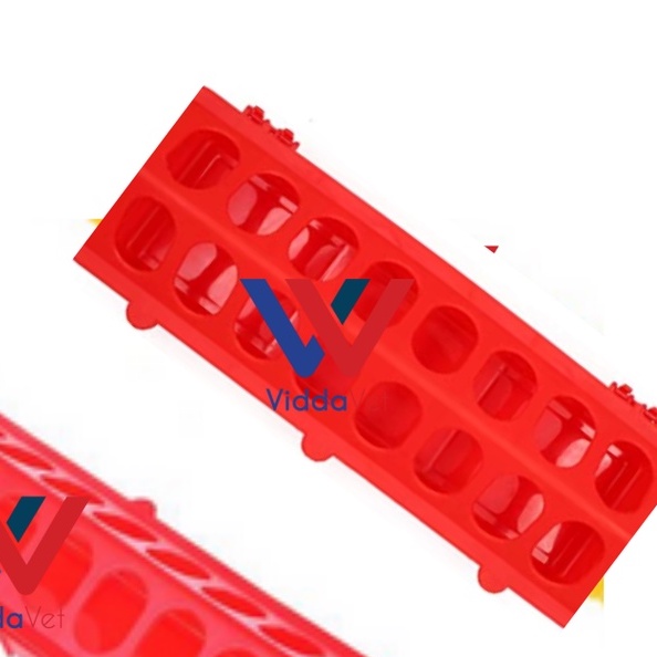 VIDDAVET Flip Top Poultry Feeder Plastic Chicken Feeder chicken feeder ...