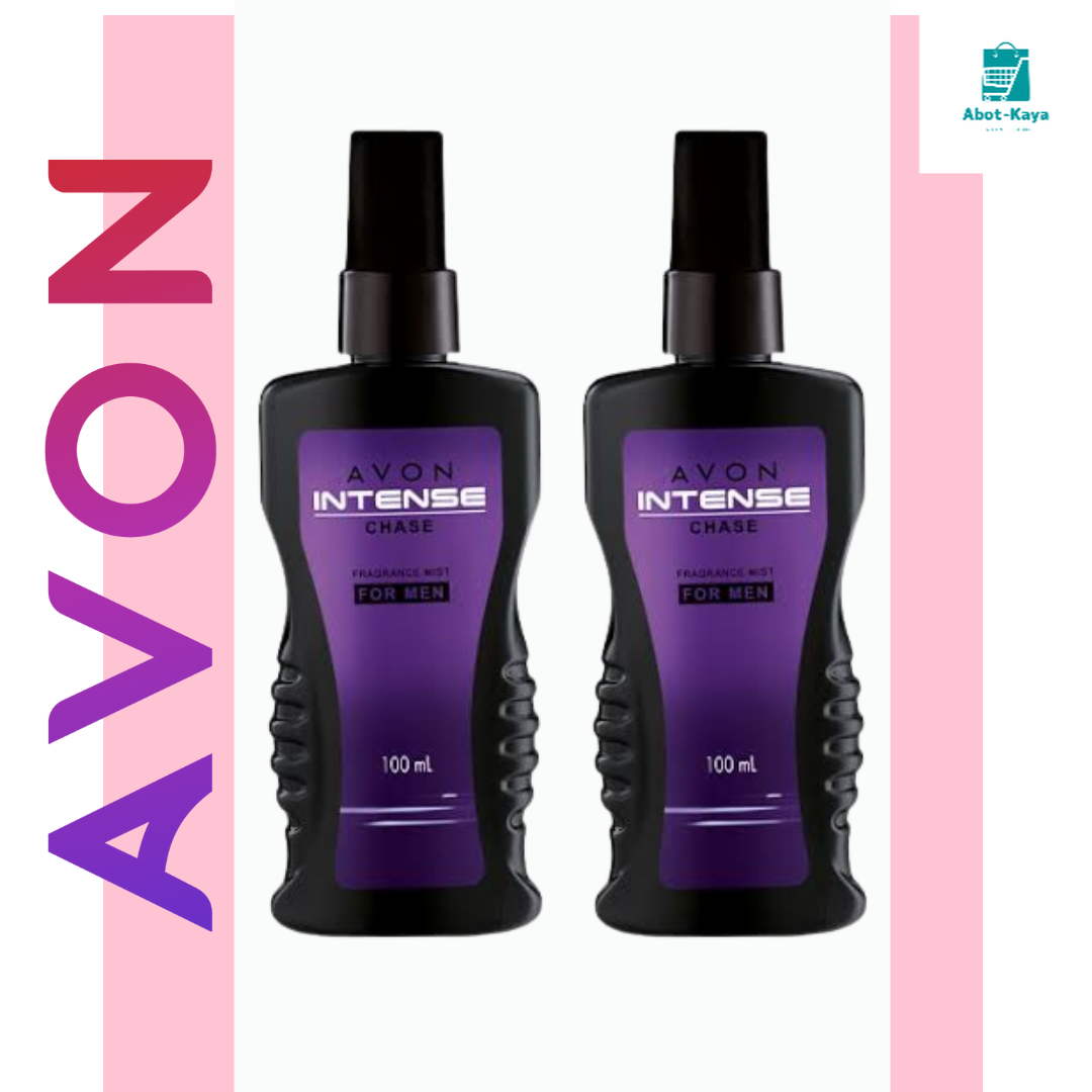 AVON Intense CHASE Fragrance Mist for men 100 ml ( 2 BOTTLES ) | Lazada PH