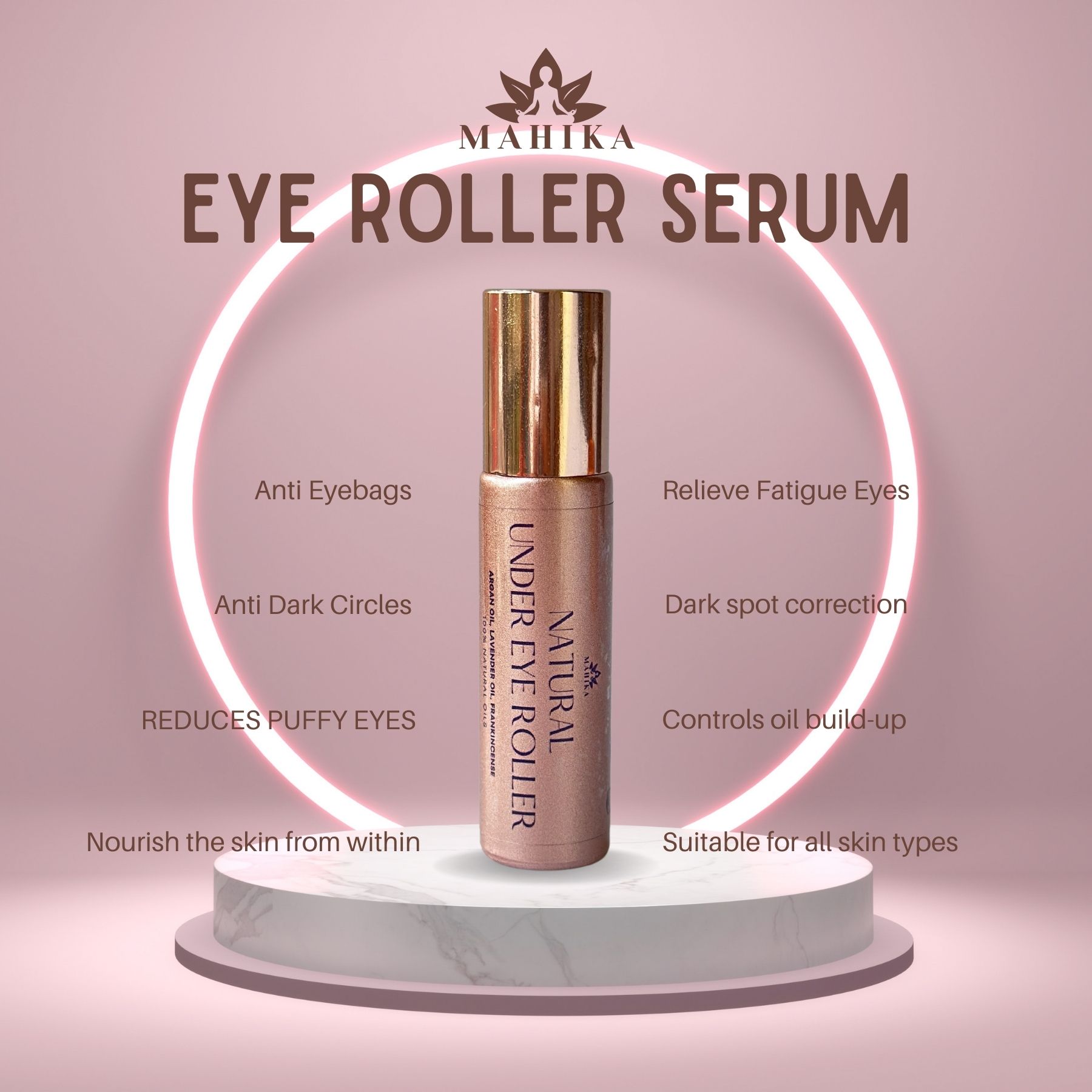[MAHIKA] ORIGINAL EYE SERUM Roller eye bag remover original eyebags and ...