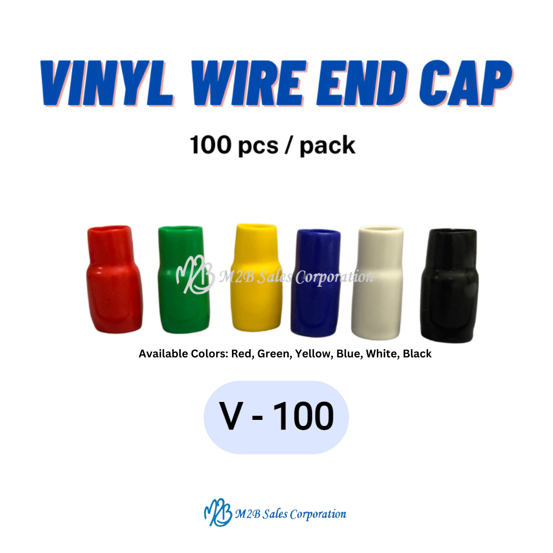 Vinyl Wire End Cap V-100 (100pcs/pack ) | Lazada PH