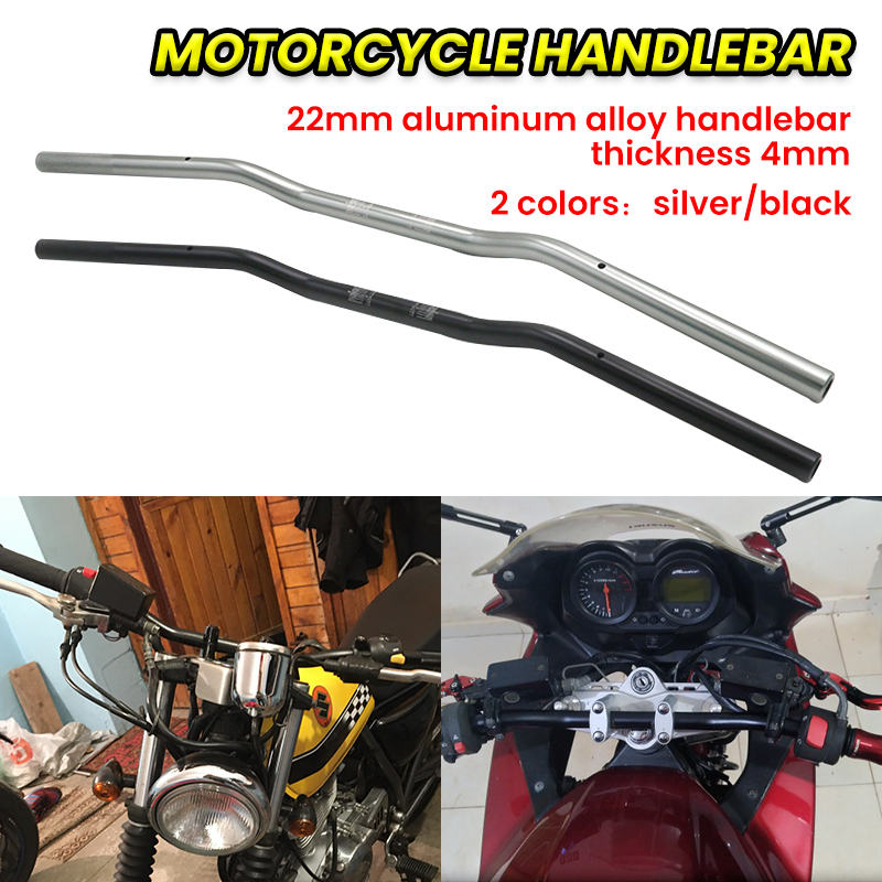 Universal motorcycle Handlebar Iron Handle Bar 7/8" 22mm Vintage Metal ...