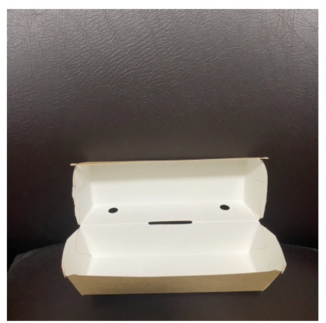 Hotdog / Takoyaki / Siomai Box 100pcs per Pack Paper Meal Box Paper Box ...