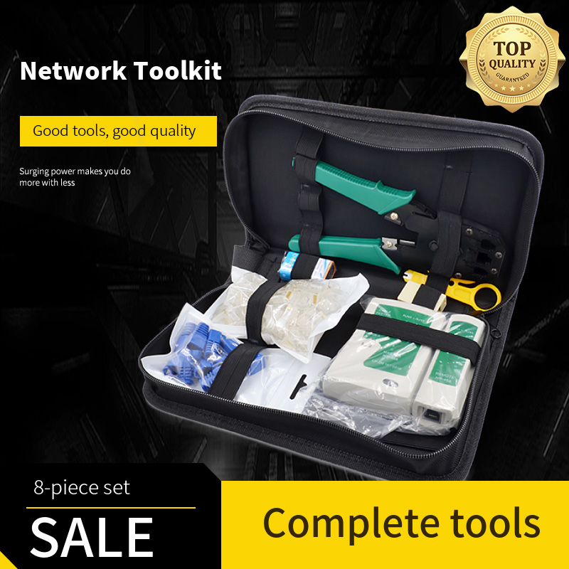 RJ45 RJ11 Crimper Lan Network Internet Cabling Hand Tools Kit Crimp ...