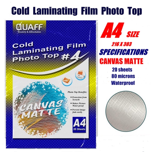 Cold Laminating Film Photo Top Glossy / Matte / Glitter / 3D / Leather ...