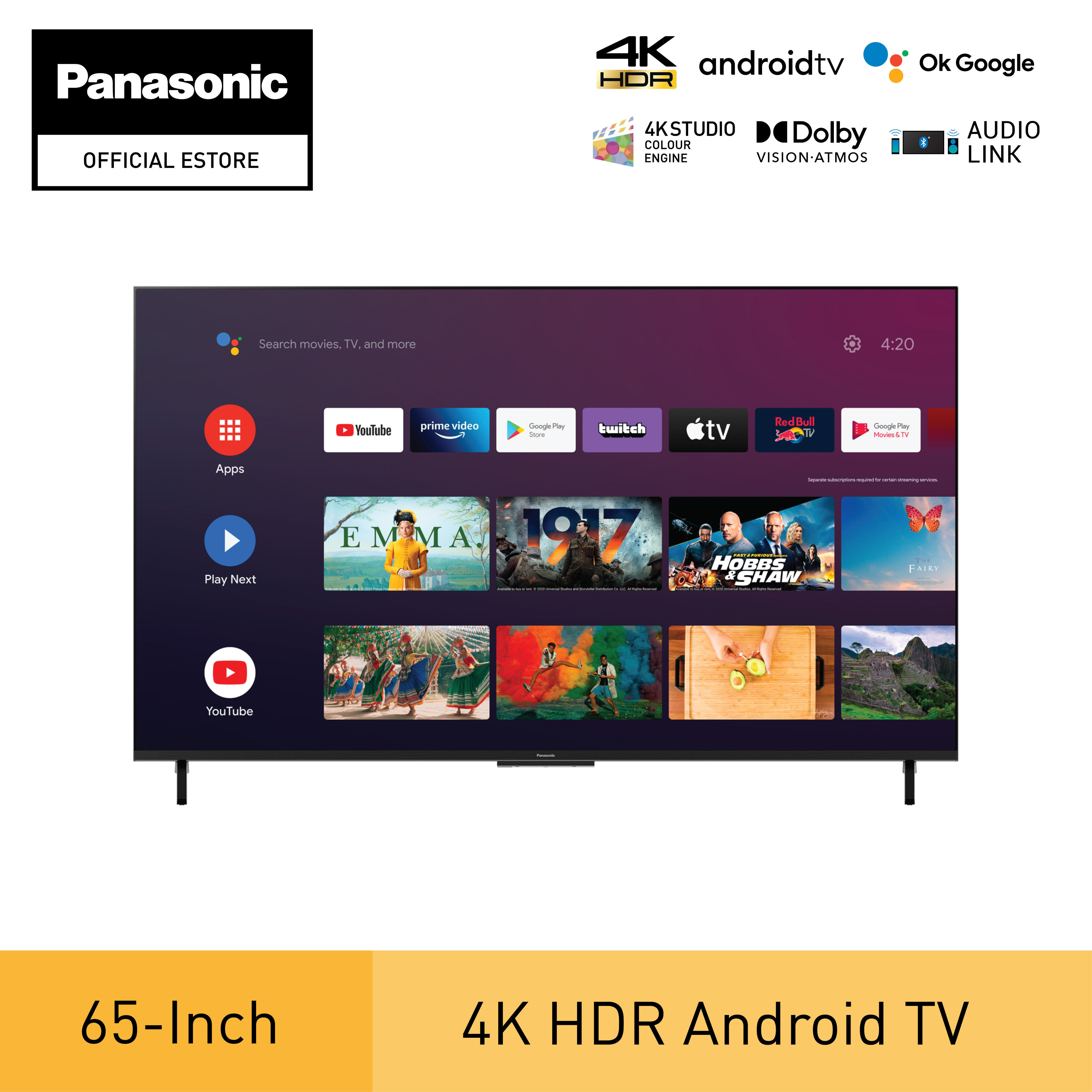 Panasonic TH-65LX800X 65" LED 4K HDR Android TV | Lazada PH