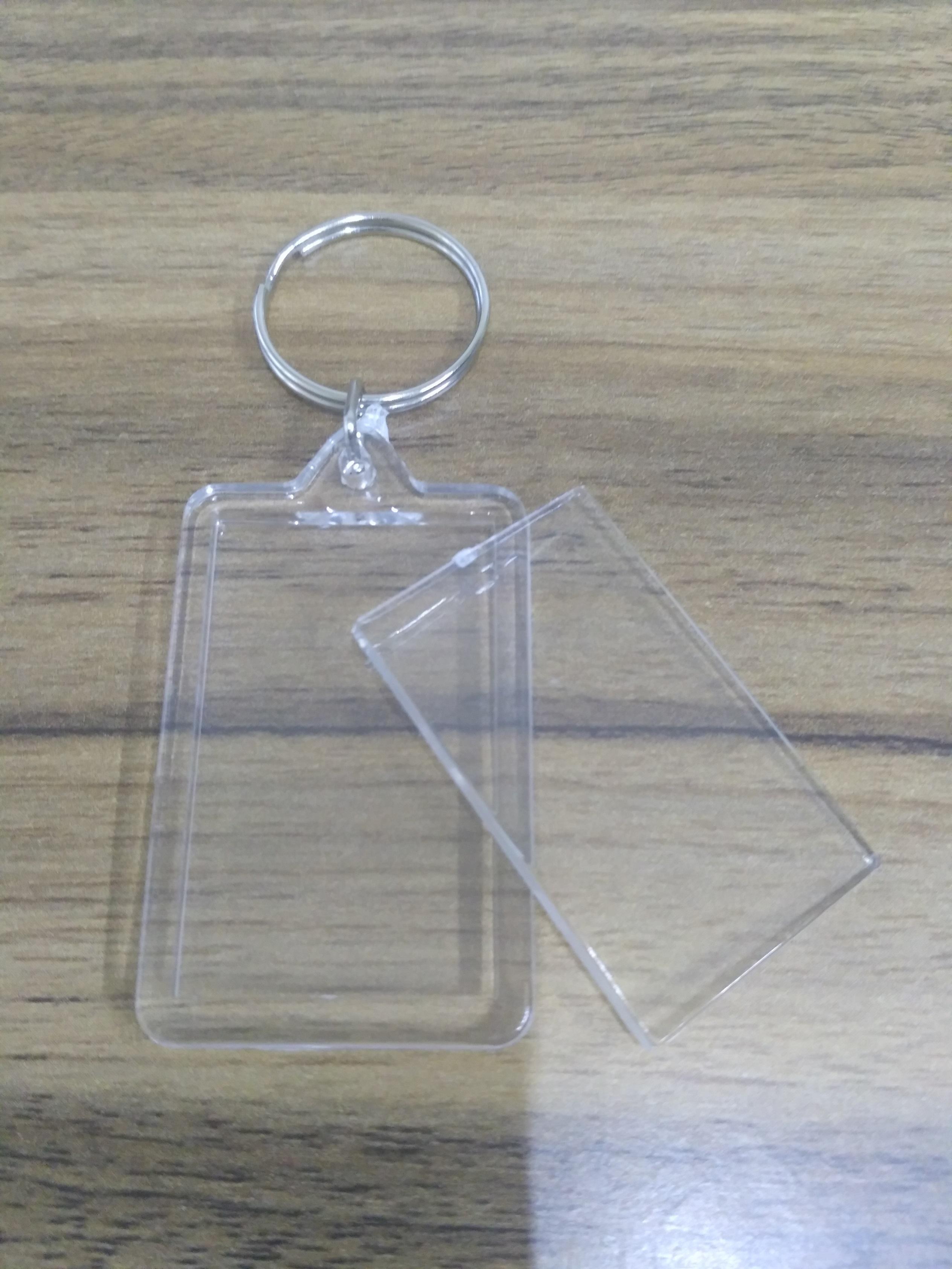 Acrylic Rectangle Keychain Photo Insert (50pcs) | Lazada PH