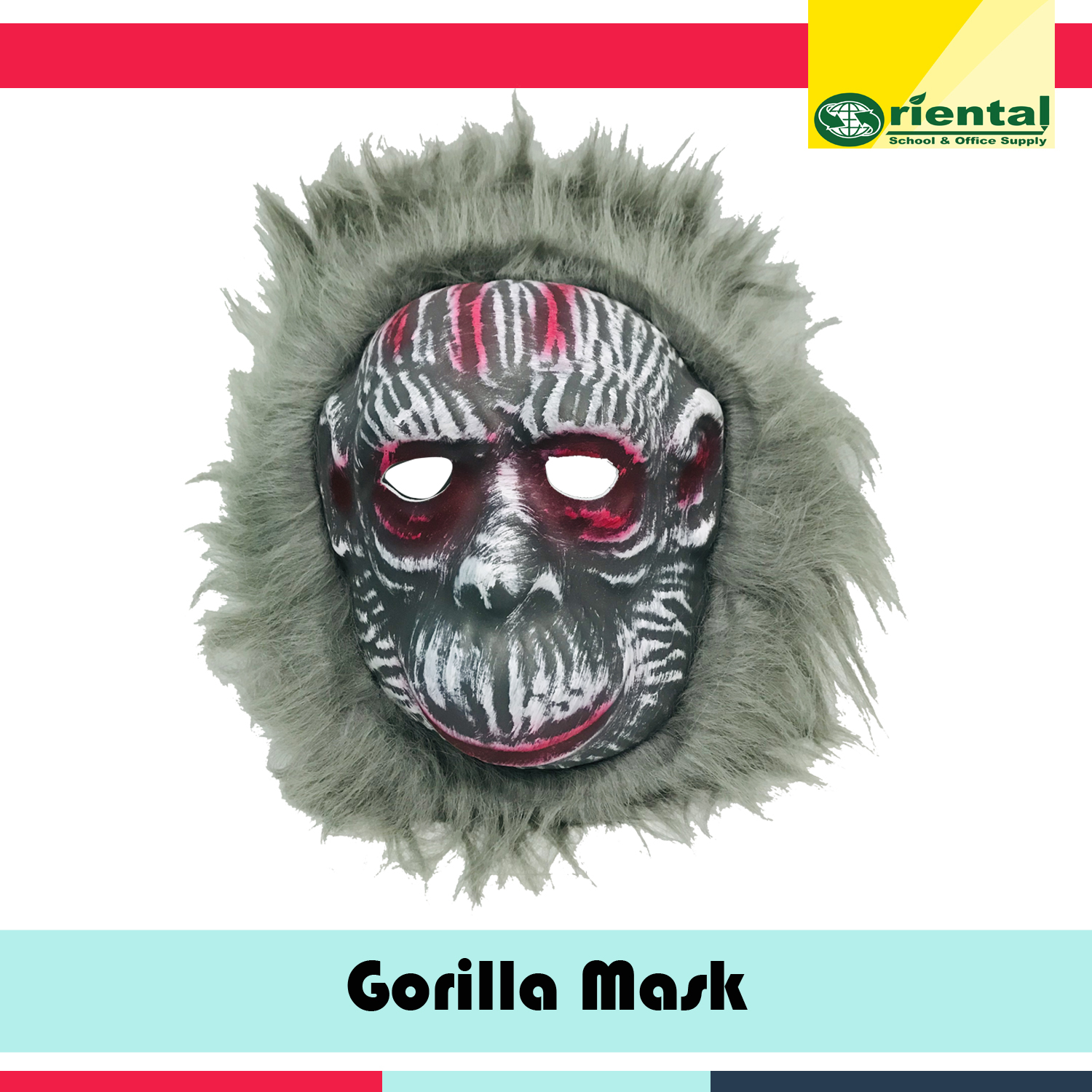 Animal Mask with Hair - Monkeys and Gorillas - Scary Mask Beast - Hair ...