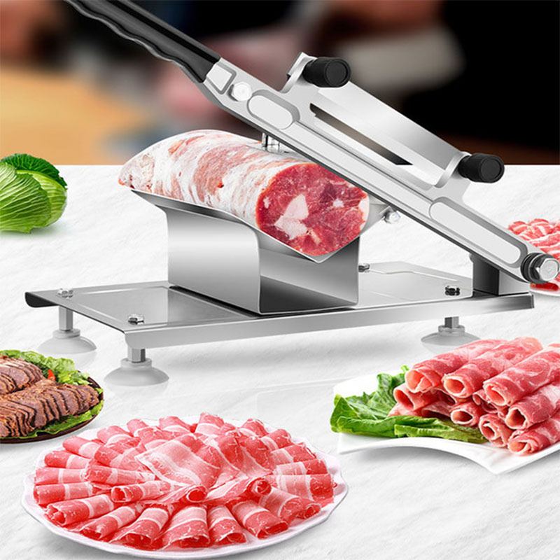 Cut Meat Machine Multifunctional Manual Stainless Steel Home Slicer For ...